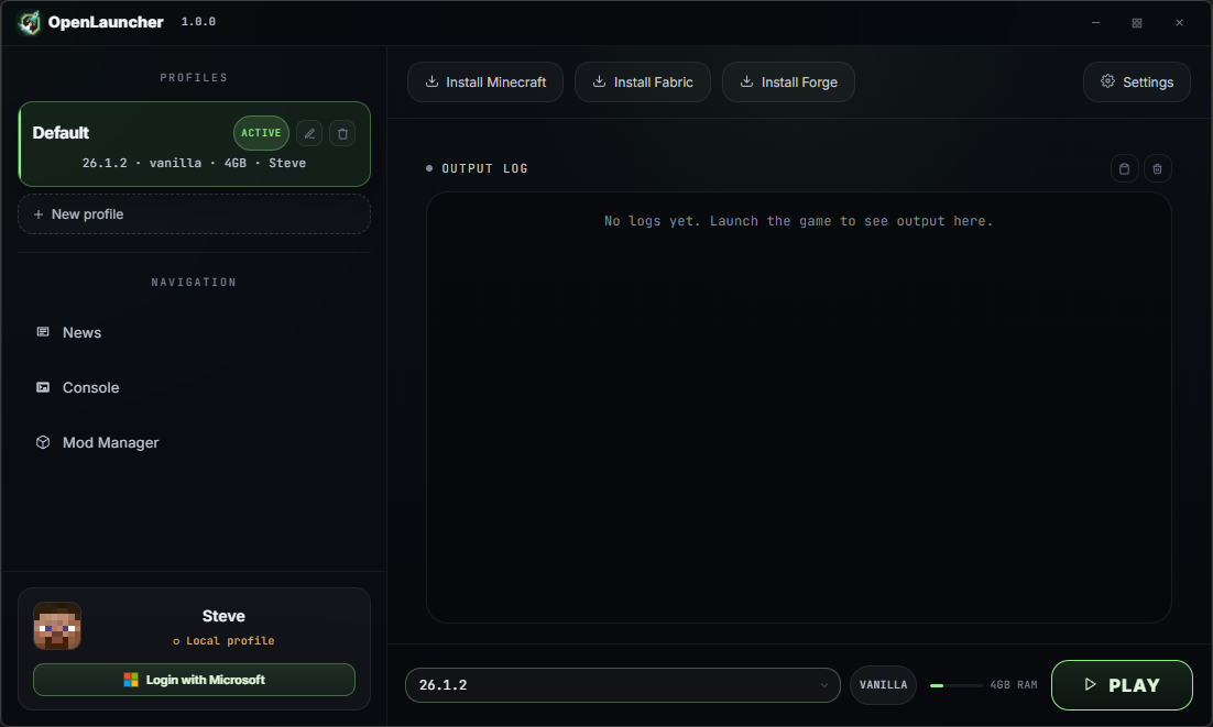 OpenLauncher